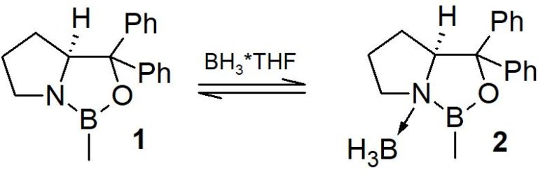 CBS reduction of acetophenone followed by 11B NMR - Magritek